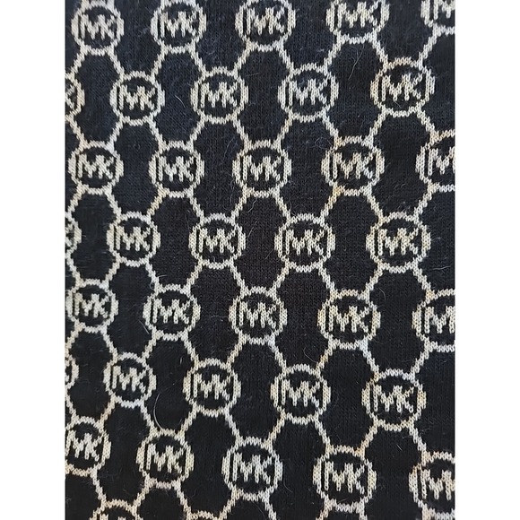 Michael Kors | Accessories | Michael Kors Mk Logo Black Gold Metallic ...